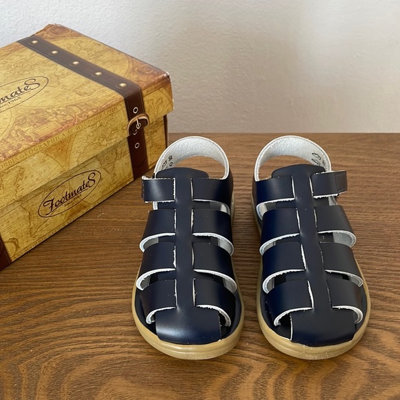 FootMates | Shoes | Footmates Captain Toddler Boy Navy Blue Leather ...